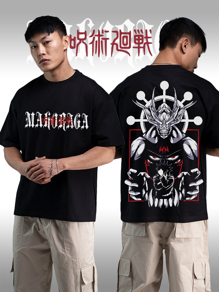 Mahoraga / Oversized T-Shirt – BLACKEN